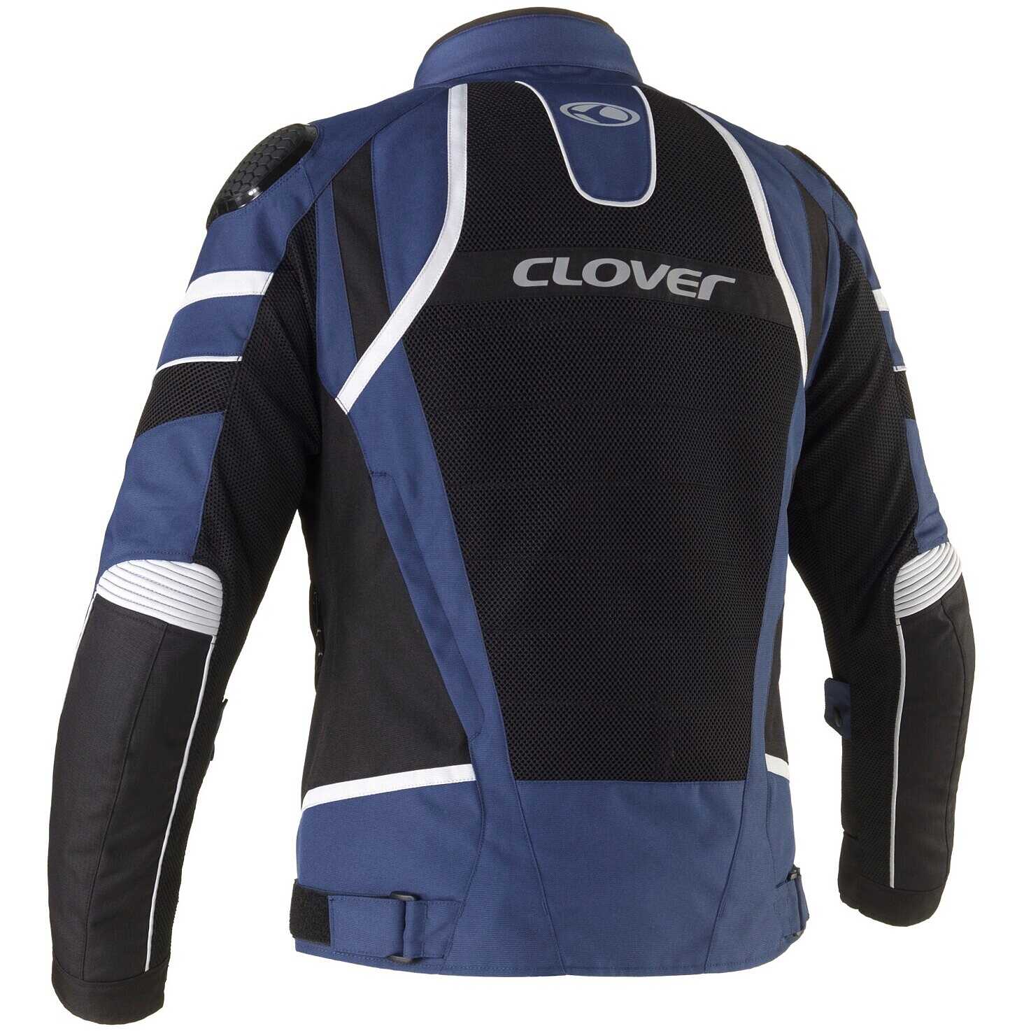 Clover RAINJET 3 WP Motorcycle Jacket Blue Black White For Sale Online ...
