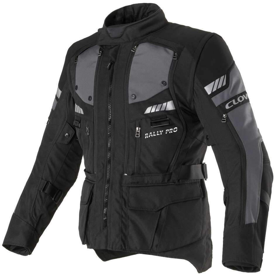 Clover RALLY PRO WP Motorcycle Jacket Black For Sale Online - Outletmoto.eu