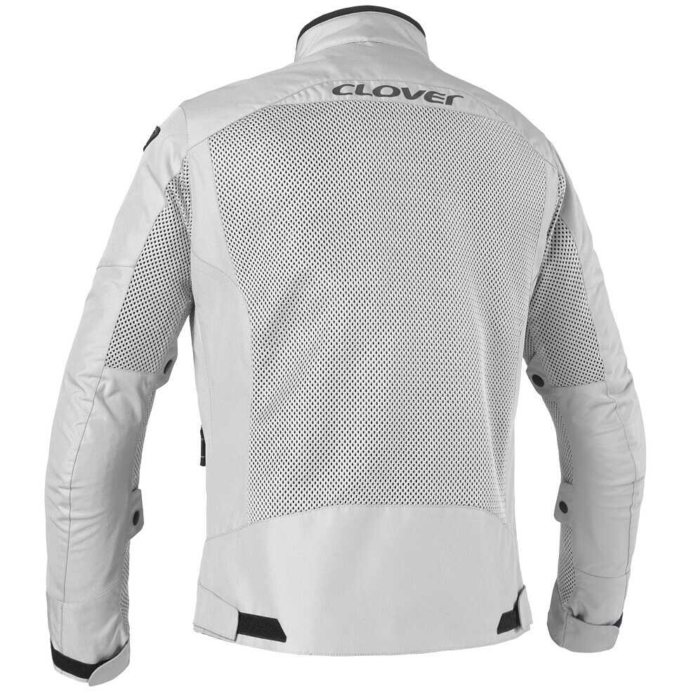Clover TROPICA Perforated Motorcycle Jacket Grey Black For Sale Online - Outletmoto.eu