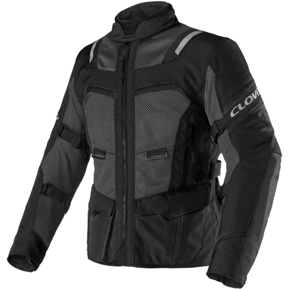 Clover VENTOURING 4 WP Motorcycle Jacket Black For Sale Online ...