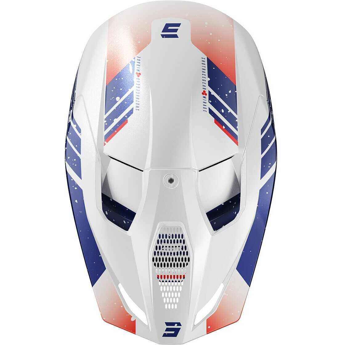 Cross Enduro Motorcycle Helmet Shot FURIOUS MIRAGE Red Blue Pearl For ...
