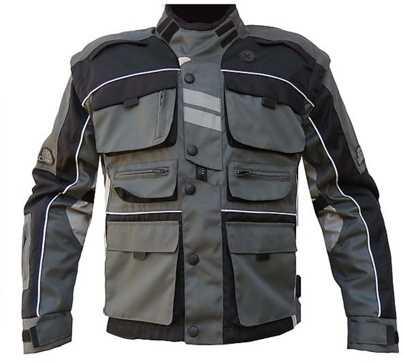 Cross Enduro Motorcycle Jacket Black Grey Loki Technique For Sale ...
