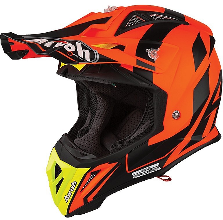 Cross Enduro Motorradhelm Airoh AVIATOR 2.3 AMS BIGGER Matt Orange ...
