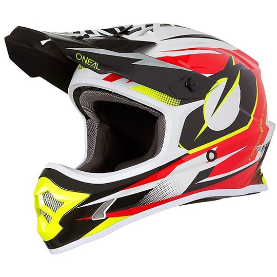 Cross Enduro O'neal 3 Series Riff Red motorcycle helmet For Sale Online ...