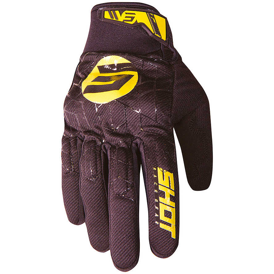 Cross Enduro Shot Spider Yellow motorcycle gloves For Sale Online ...