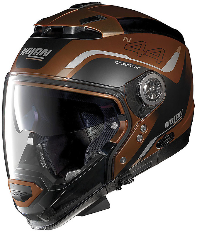 Crossover Helm Moto Modular Nolan N44 N-Com Alter Blickwinkel der ...