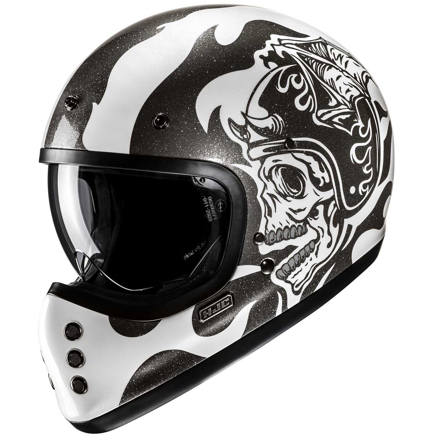 Custom Full Face Motorcycle Helmet In Fiber Hjc V60 FLAME MC5 For Sale ...