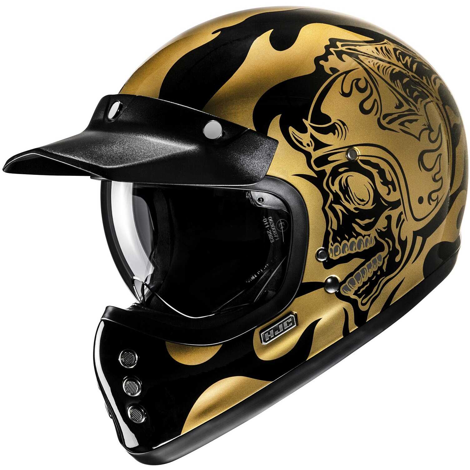 Custom Full Face Motorcycle Helmet In Fiber Hjc V60 FLAME MC9 For Sale ...