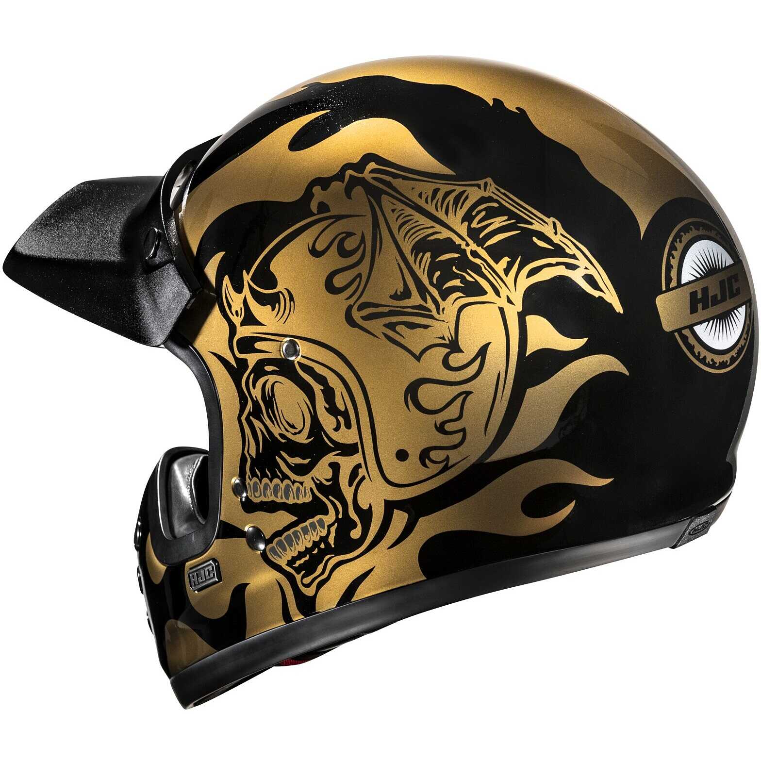 Custom Full Face Motorcycle Helmet In Fiber Hjc V60 FLAME MC9 For Sale ...