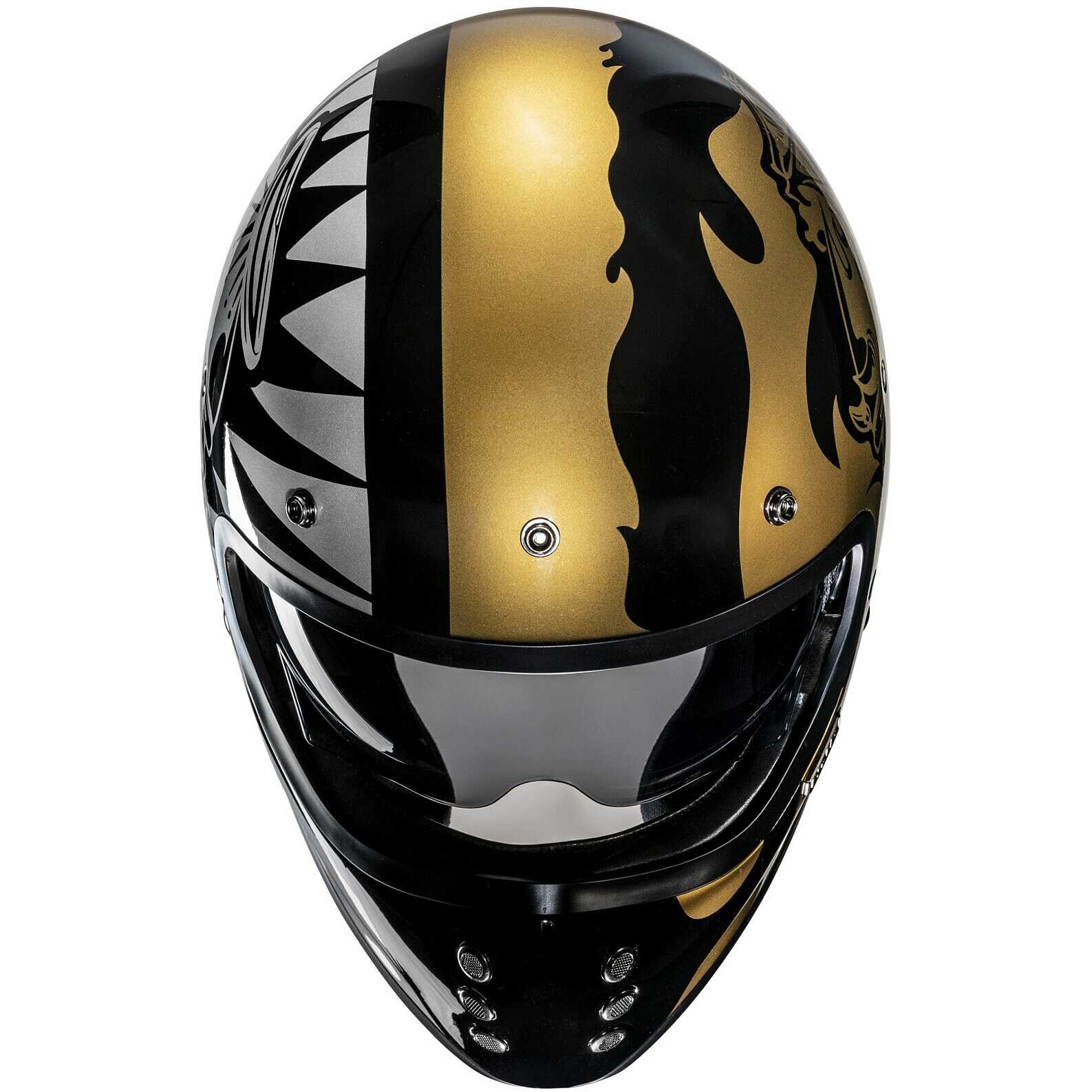 Custom Full Face Motorcycle Helmet In Fiber Hjc V60 FLAME MC9 For Sale Online - Outletmoto.eu