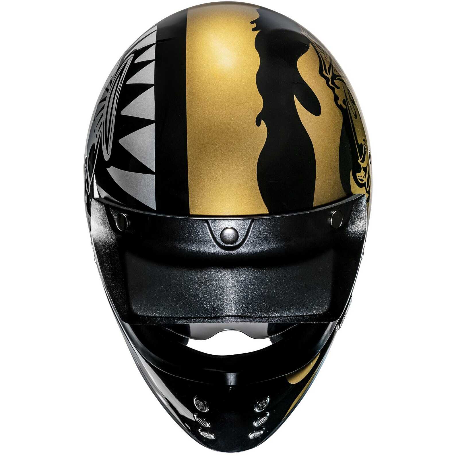 Custom Full Face Motorcycle Helmet In Fiber Hjc V60 FLAME MC9 For Sale ...