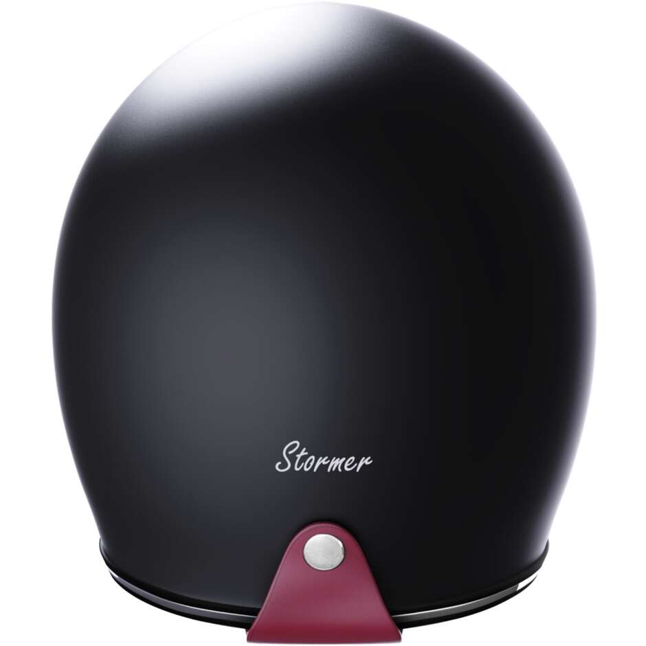 Custom Jet Stormer QUARTZ Solid Matt Black Motorcycle Helmet For Sale ...