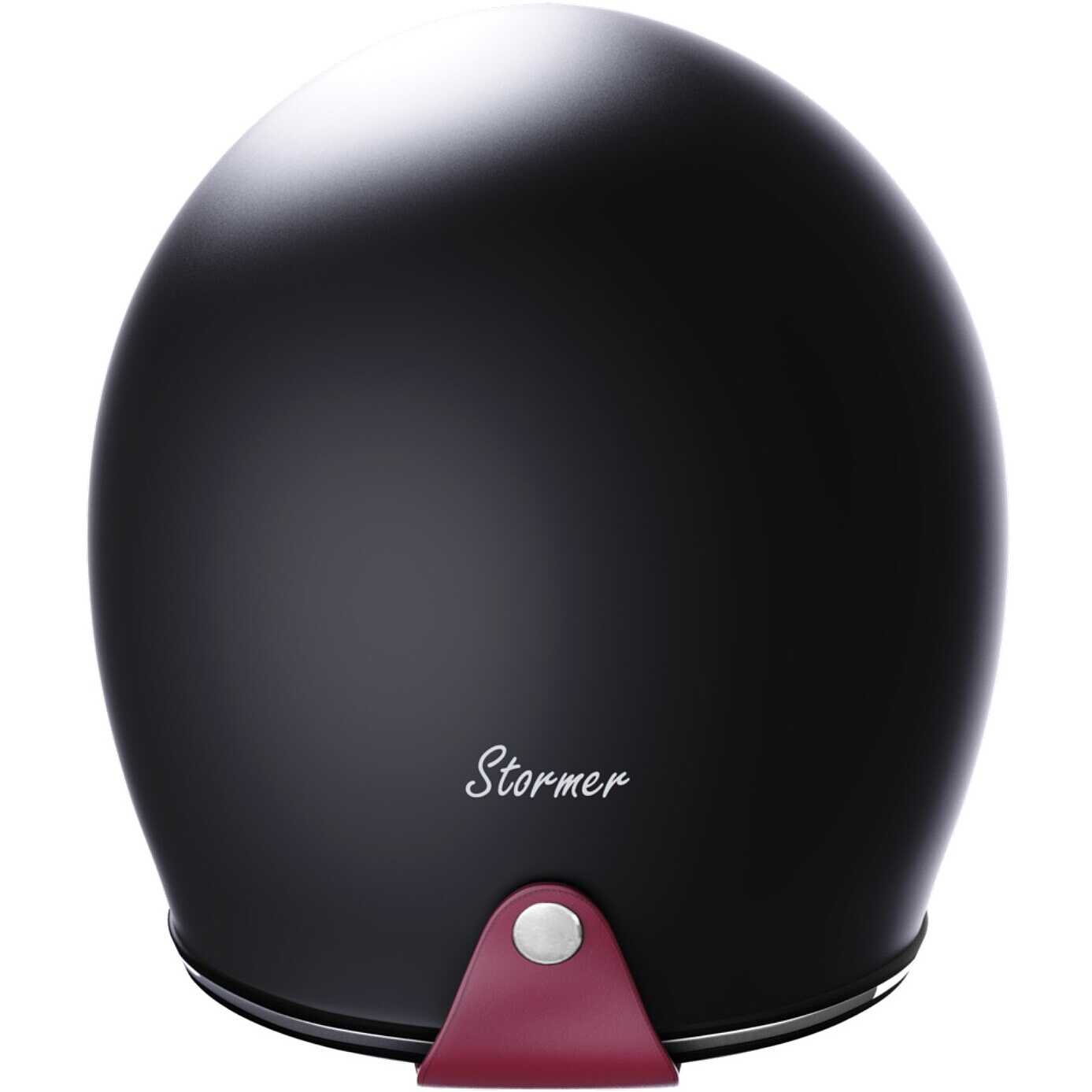 Custom Jet Stormer QUARTZ Solid Matt Black Motorcycle Helmet For Sale ...