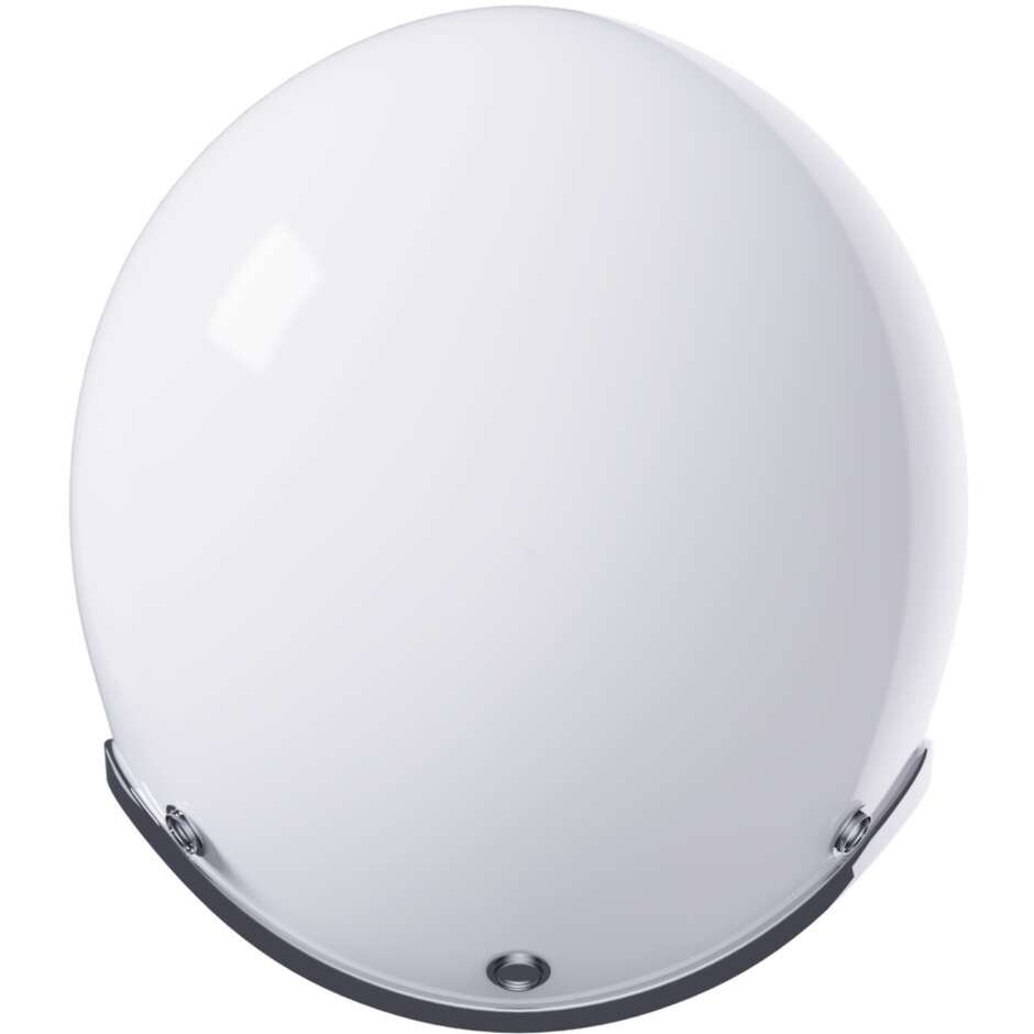 Custom Jet Stormer QUARTZ Solid White Pearl Motorcycle Helmet For Sale ...