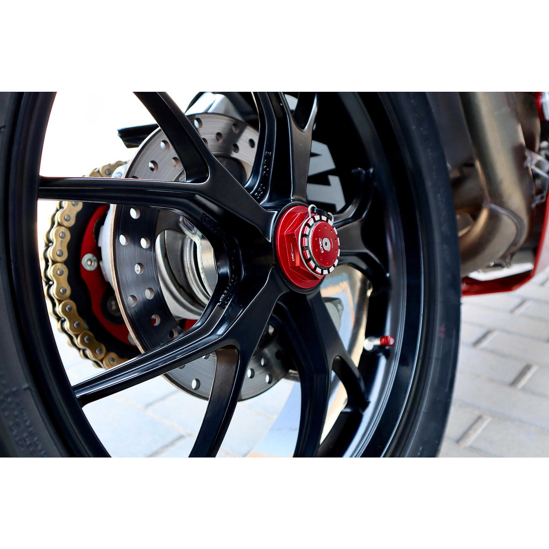 Dado ruota posteriore DA503 DX BICOLOR CNC Racing Oro Argento Vendita ...