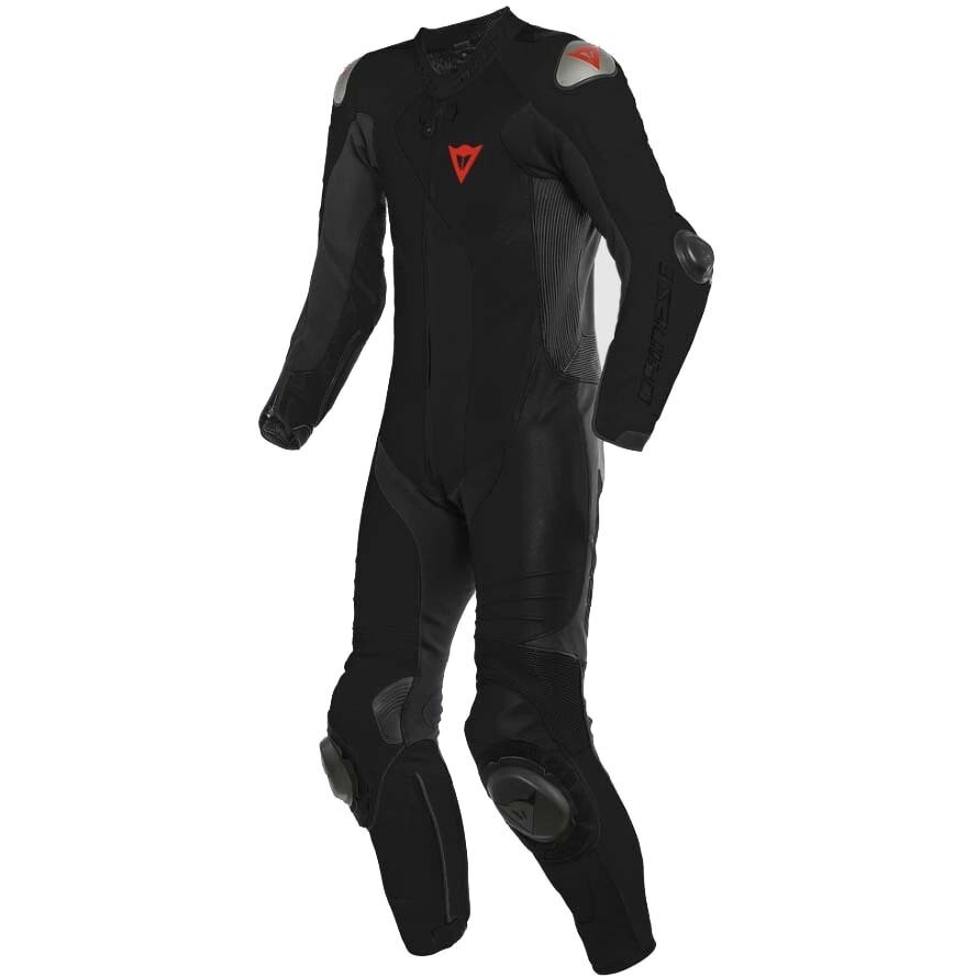 Dainese Adria Profi Motorradkombi 1-teilig Lederkombi Schwarz ...