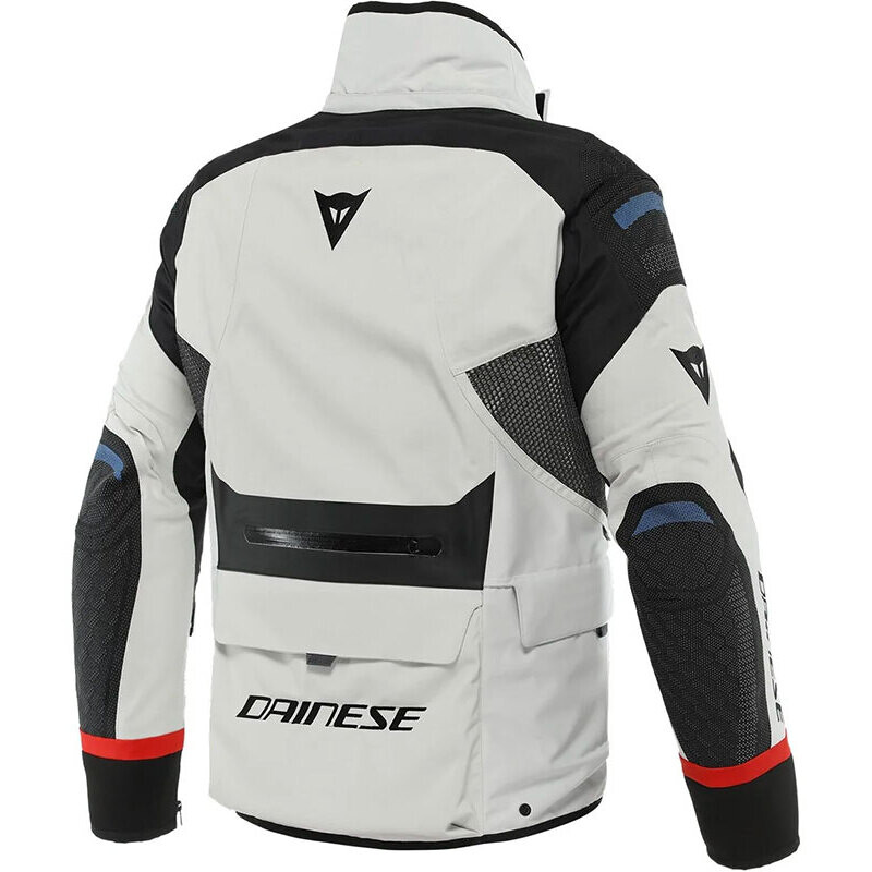 Dainese ANTARTICA 2 GORE-TEX Fabric Motorcycle Jacket Light Gray Black ...