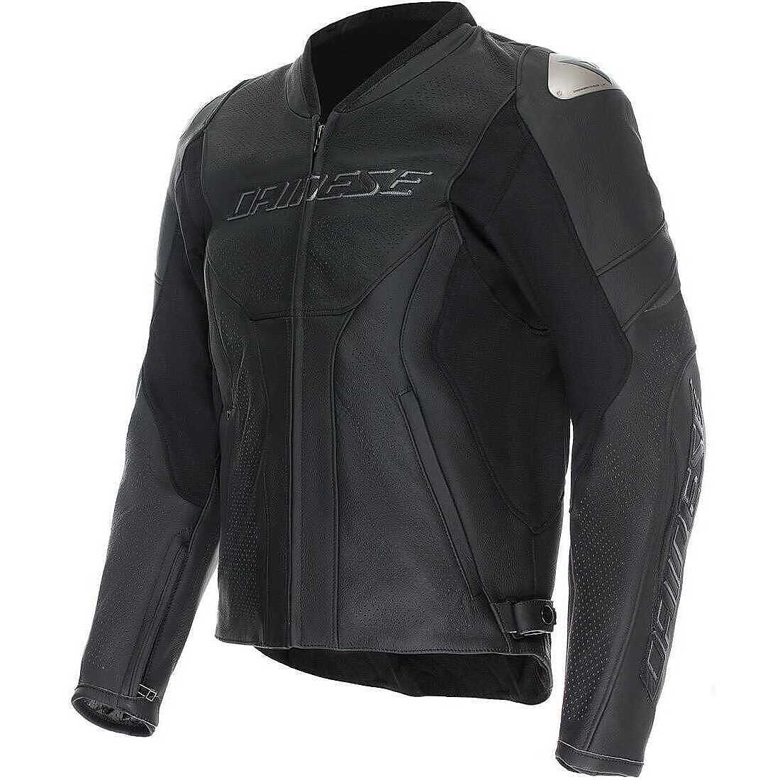 Dainese RACING 5 PERF Leather Motorcycle Jacket # Black For Sale Online ...