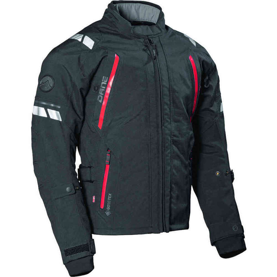 Dane Elling Gore-Tex Technical Motorcycle Jacket Black Red For Sale ...