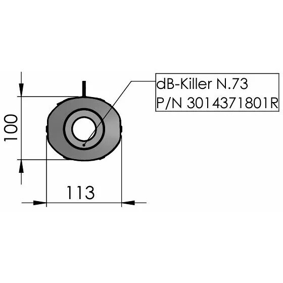 DB Killer 73 Leovince 3014371801R For Sale Online - Outletmoto.eu
