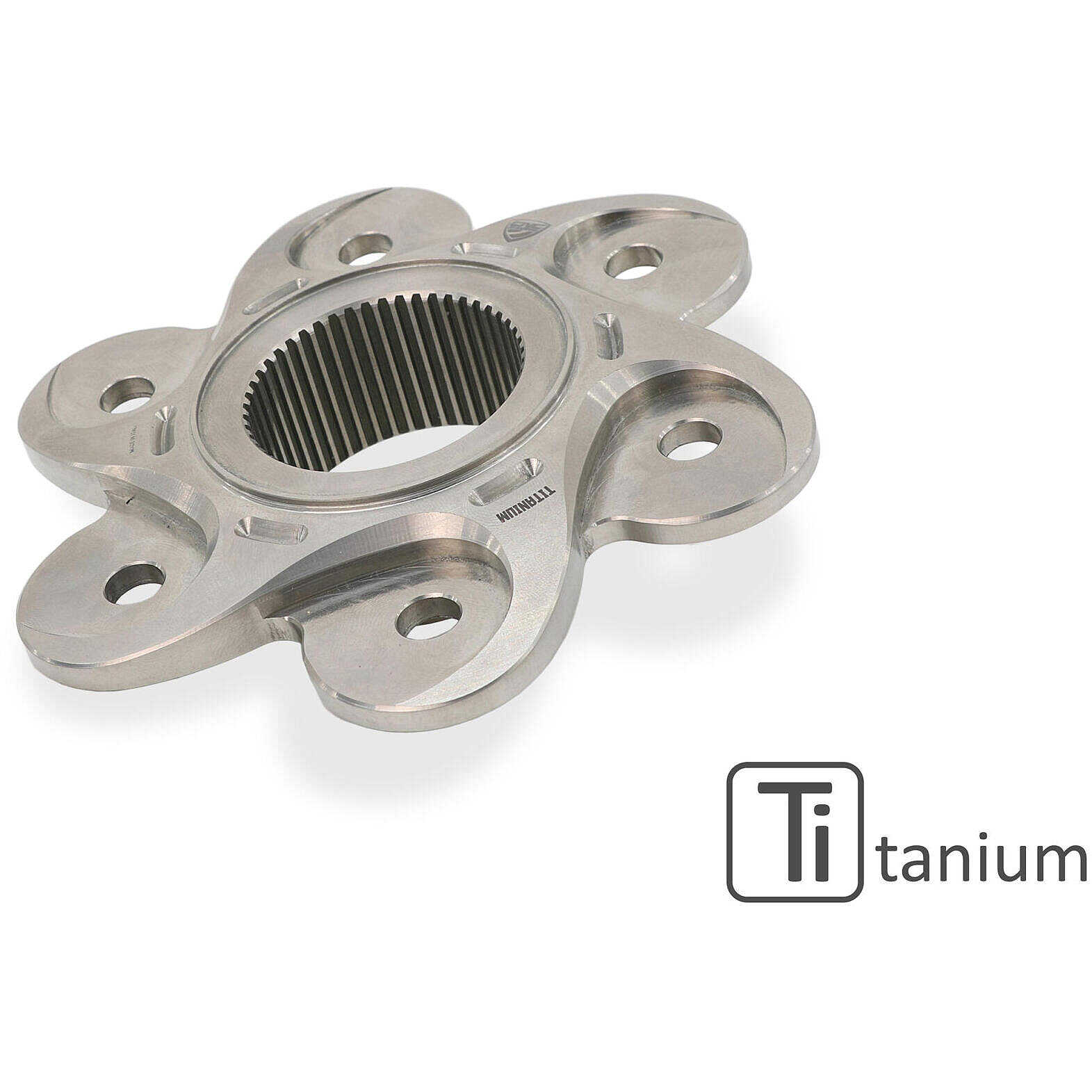 Ducati FL504 Crown Carrier Flange - Titanium CNC Racing Titanium For ...
