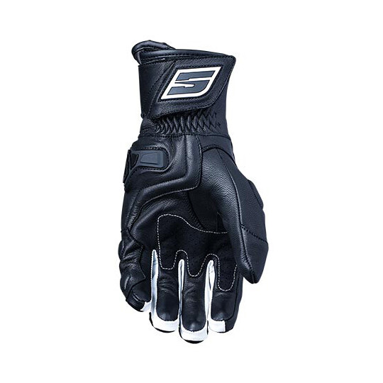 Five RFX4 Black White Motorcycle Gloves For Sale Online - Outletmoto.eu
