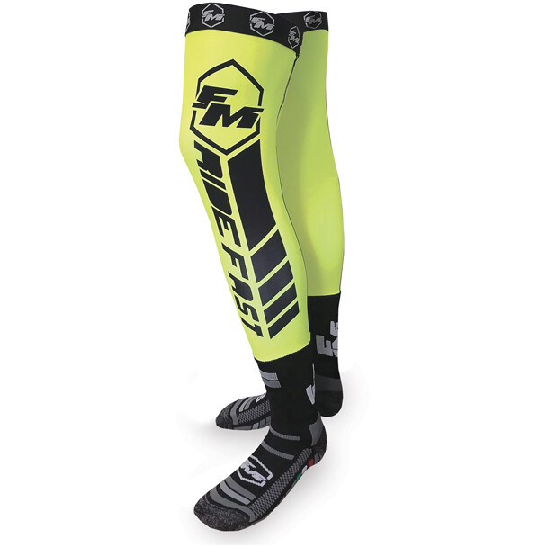 Fm Racing KNEE SOCKS Ride Yellow Motorcycle Long Socks For Sale Online ...