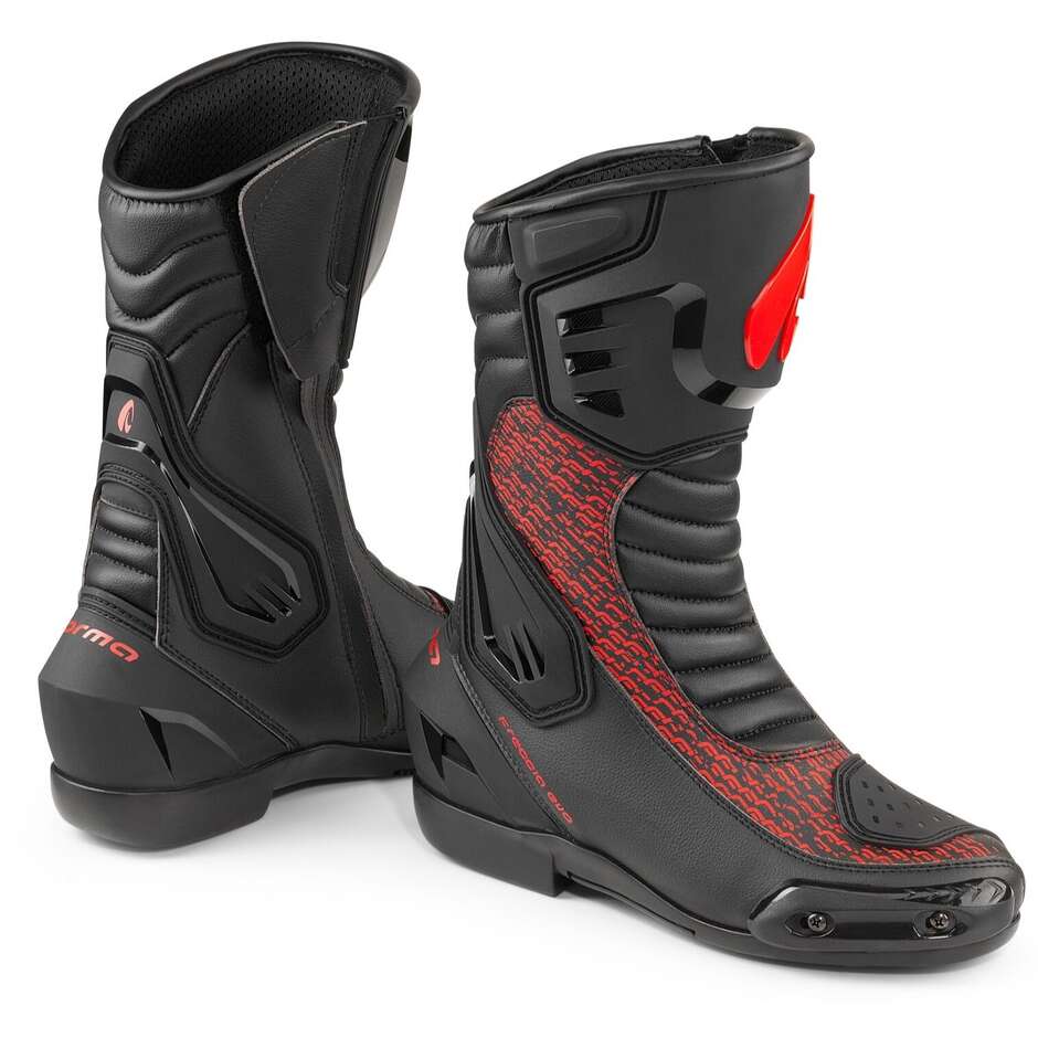 Forma FRECCIA EVO Black Red Motorcycle Boots For Sale Online ...
