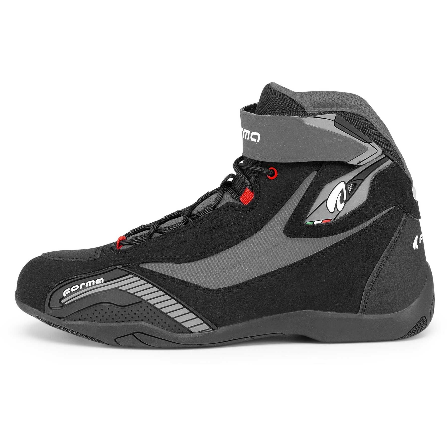 Forma GENESIS Black Grey Motorcycle Shoes For Sale Online - Outletmoto.eu