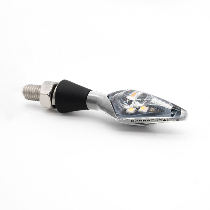 Frecce Moto Omologate a Led Universali Barracuda X-Led B-Lux Argento Vendita Online - Outletmoto.eu