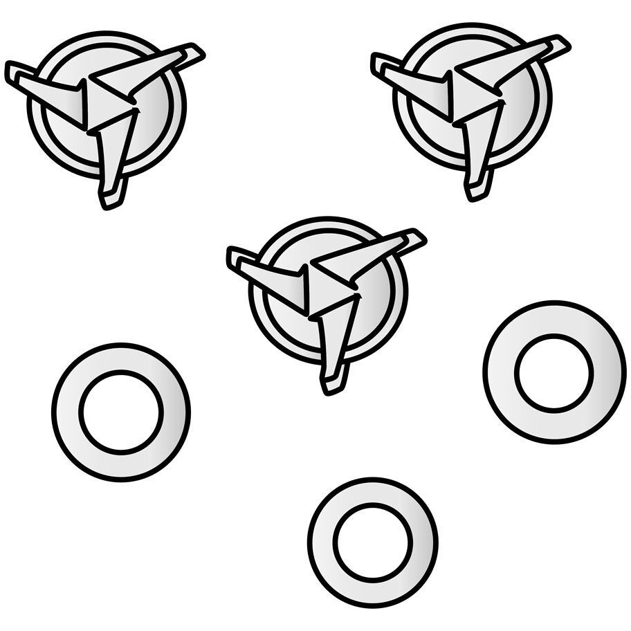 Frontino Screw Kit Airoh 6330 Aviator - Terminator - Twist For Sale ...