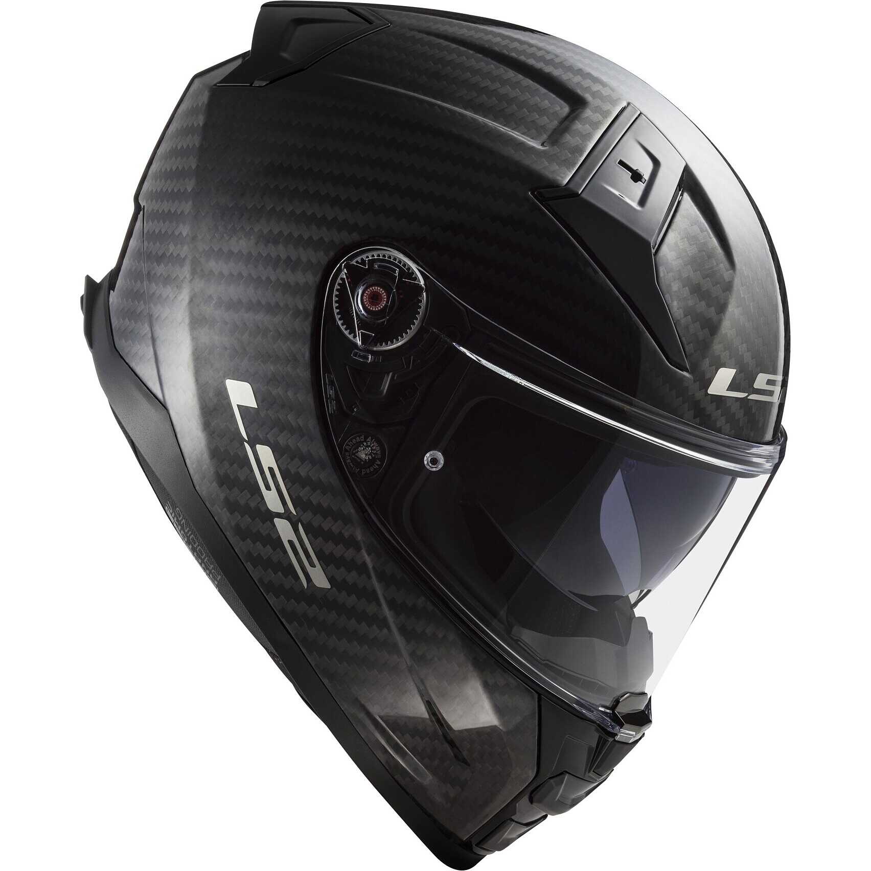 Full Face Carbon Motorcycle Helmet Ls2 FF811 VECTOR II C CARBON Glossy ...