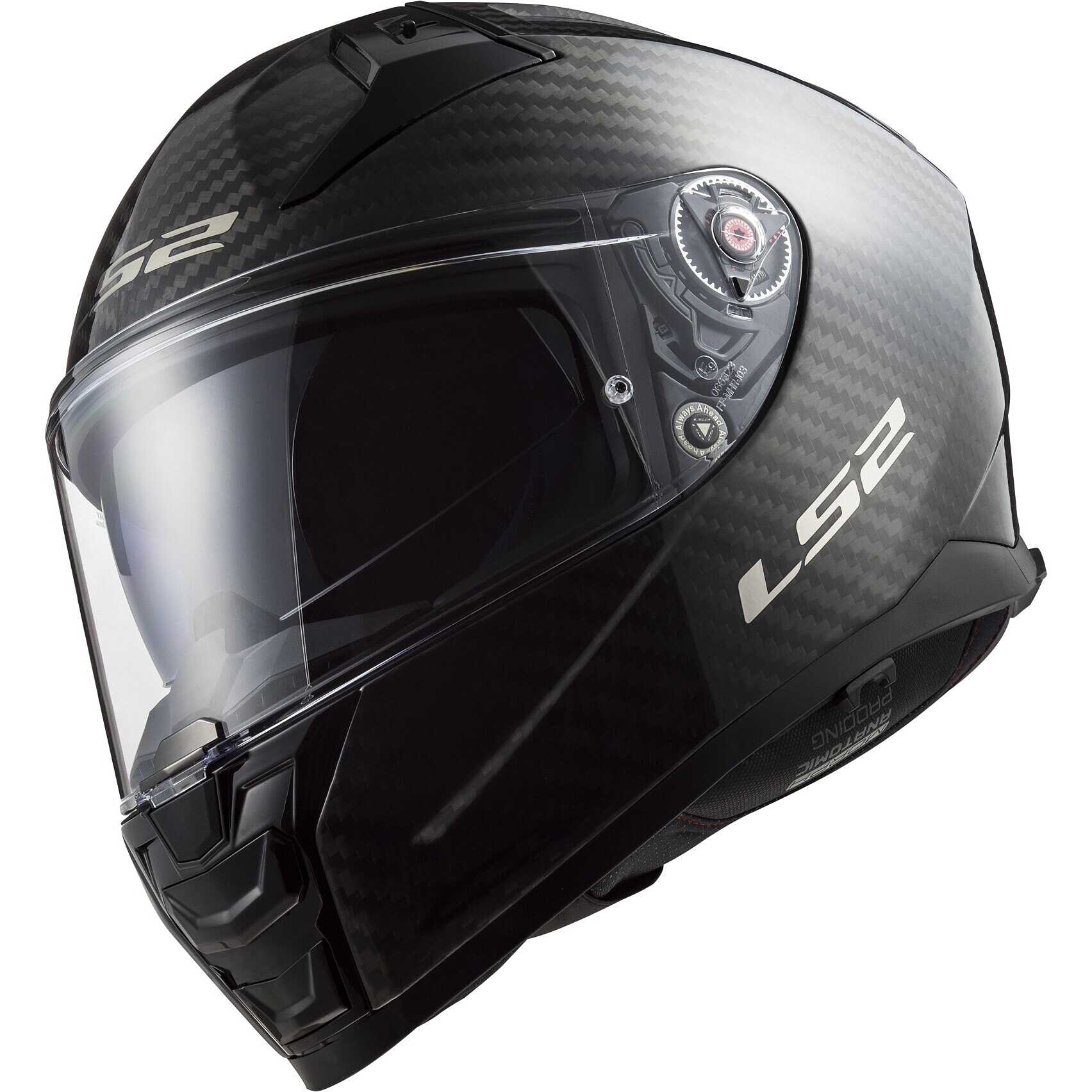 Full Face Carbon Motorcycle Helmet Ls2 FF811 VECTOR II C CARBON Glossy ...