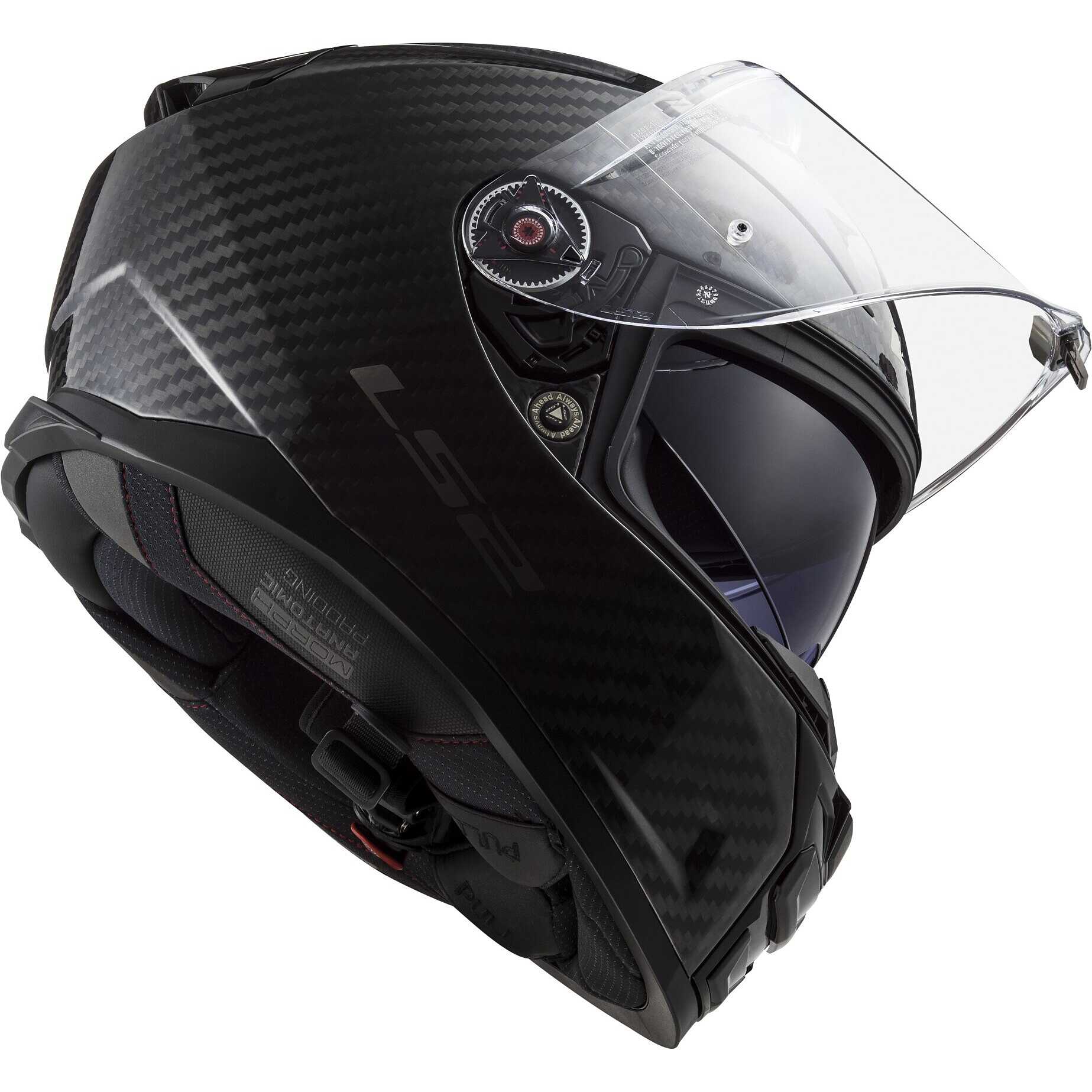 Full Face Carbon Motorcycle Helmet Ls2 FF811 VECTOR II C CARBON Glossy ...
