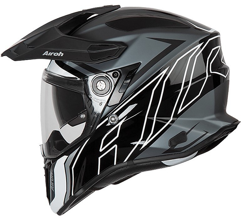 Full-Face Helmet ON-OFF Motorcycle Touring Airoh COMMANDER Duo Matt ...