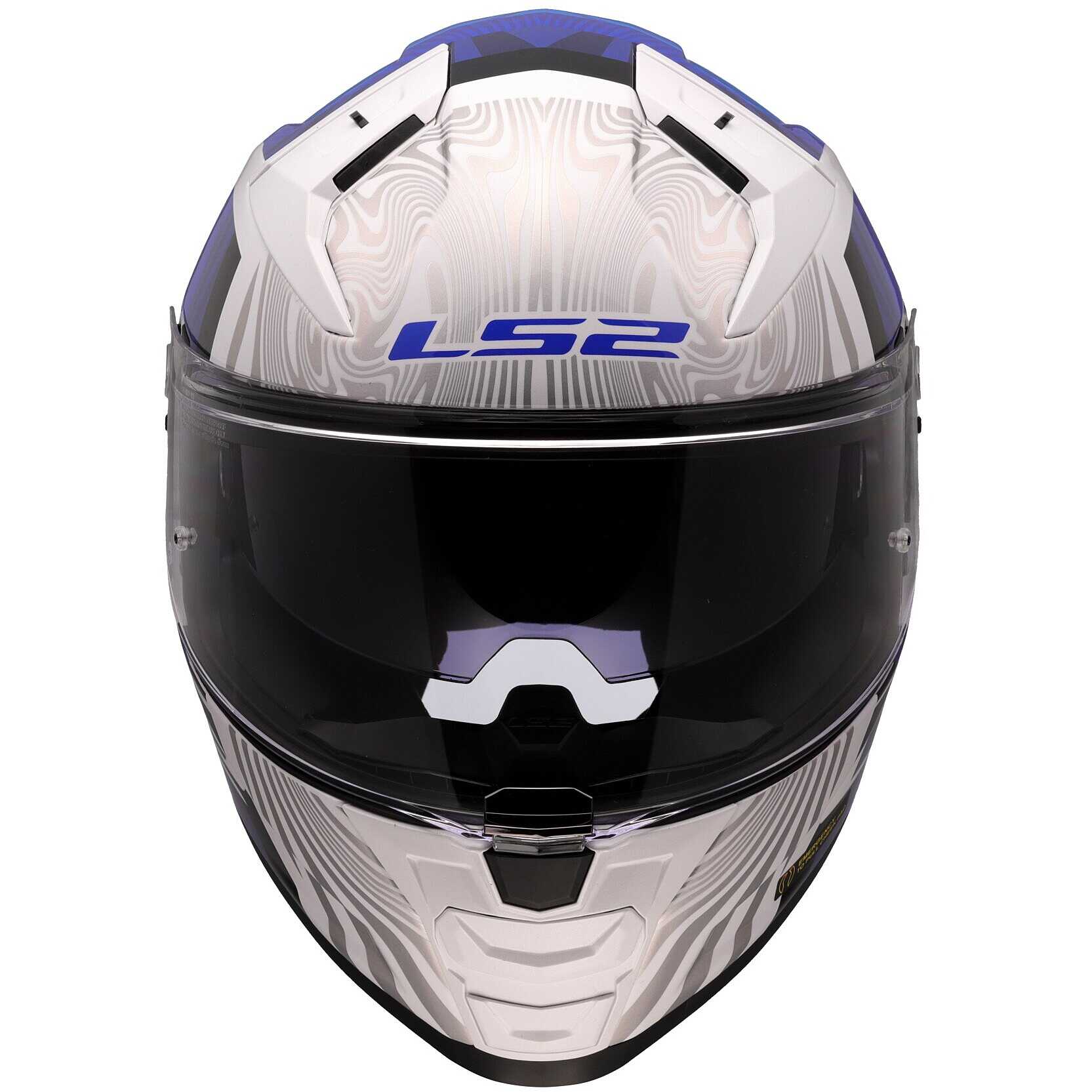Full Face Motorcycle Helmet In HPFC LS2 FF811 VECTOR II FREEDOM White ...