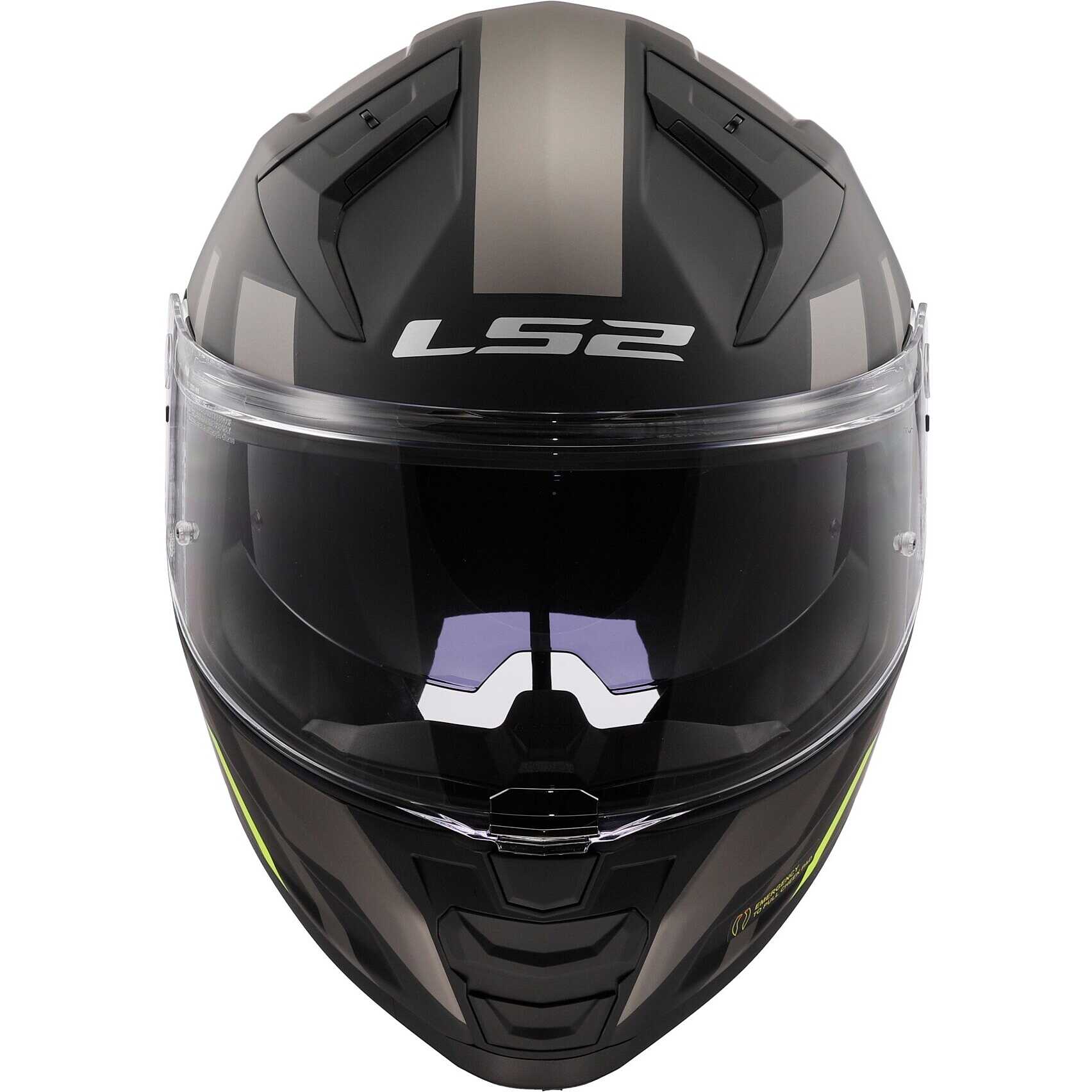 Full Face Motorcycle Helmet In HPFC Ls2 FF811 VECTOR II TRON Matt Black ...