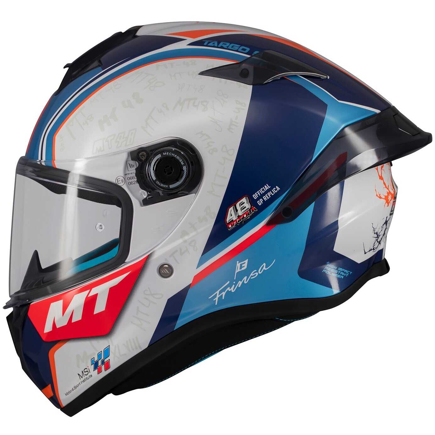 Full Face Motorcycle Helmet Mt Helmets TARGO S ORTOLA 2024 A7 Glossy ...