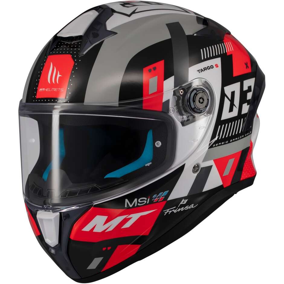 Full Face Motorcycle Helmet Mt Helmets TARGO S SERGIO GARCIA 2024 B5 ...