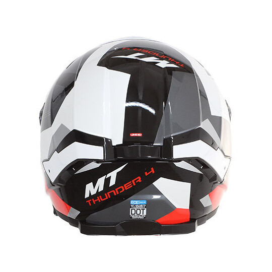 Full Face Motorcycle Helmet Mt Helmets THUNDER 4 Sv FADE A0 Pearl Gloss ...