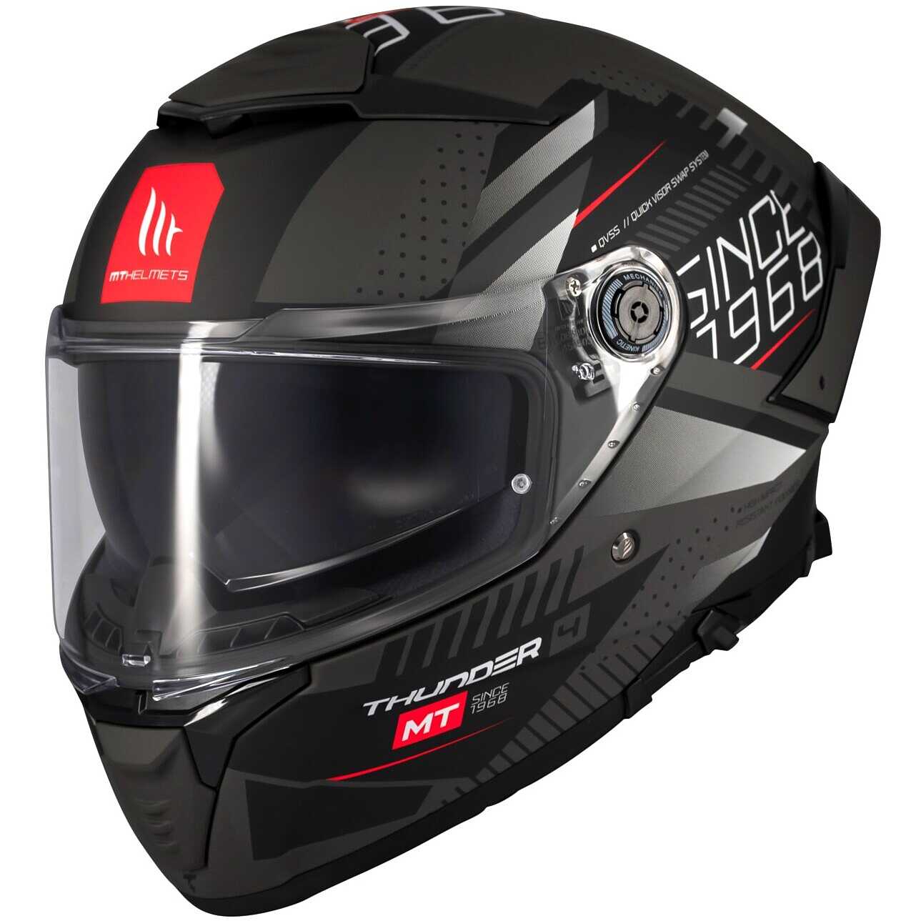 Full Face Motorcycle Helmet Mt Helmets THUNDER 4 Sv LUMINENCE D1 Matt ...