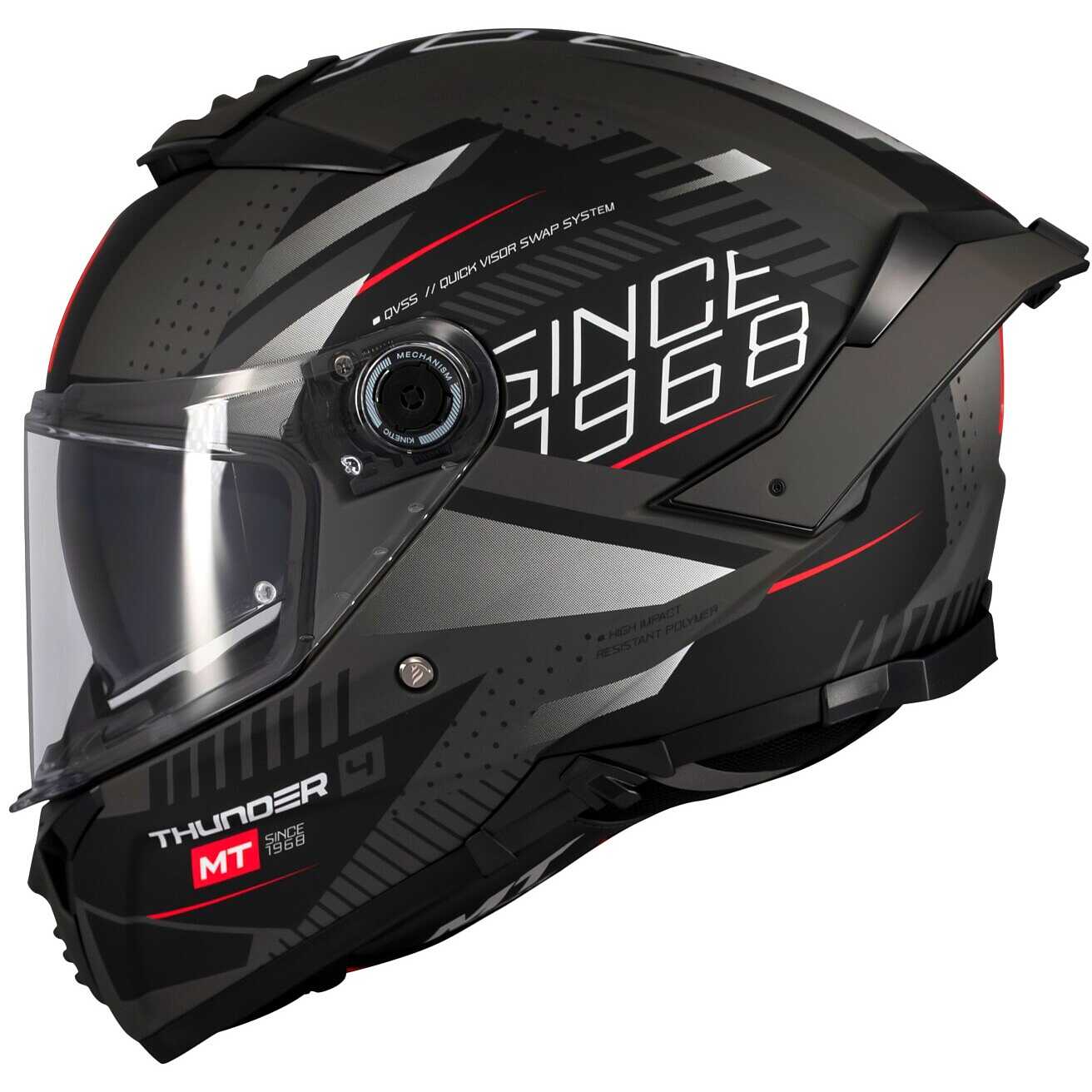 Full Face Motorcycle Helmet Mt Helmets THUNDER 4 Sv LUMINENCE D1 Matt ...