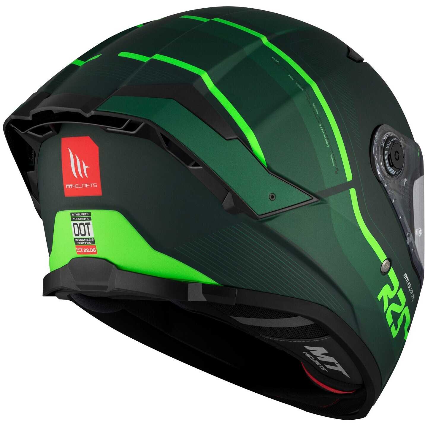 Full Face Motorcycle Helmet Mt Helmets THUNDER 4 Sv R25 C6 Matt For ...
