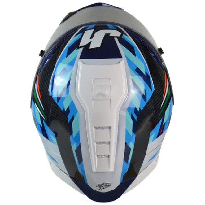 Full Face Racing Motorcycle Helmet Just1 J-GPR Replica De Rosa White ...