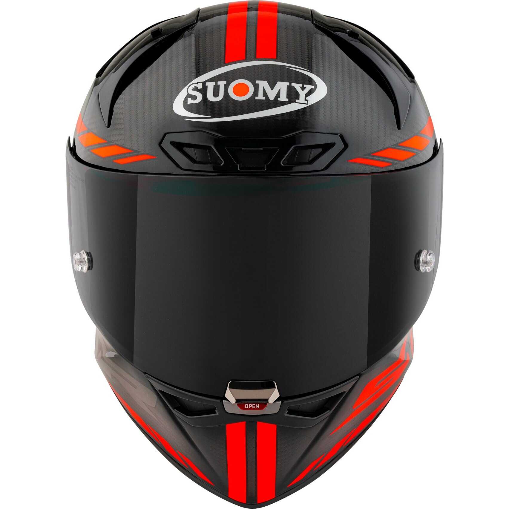Full Face Racing Motorcycle Helmet Suomy S1-XR GP CARBON HYPERSONIC Red ...