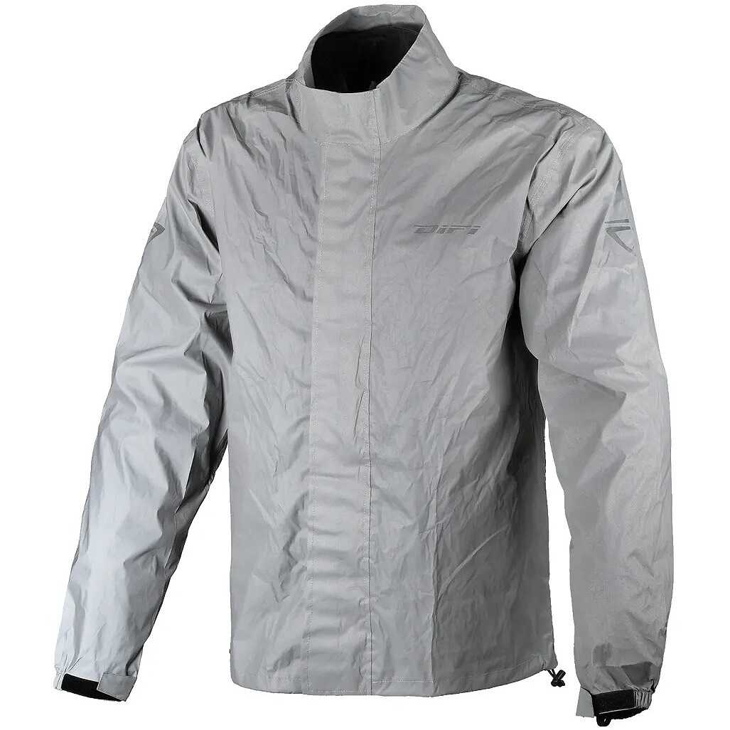 Fuzzy Reflex Rain Jacket DIFI Silver Grey For Sale Online - Outletmoto.eu