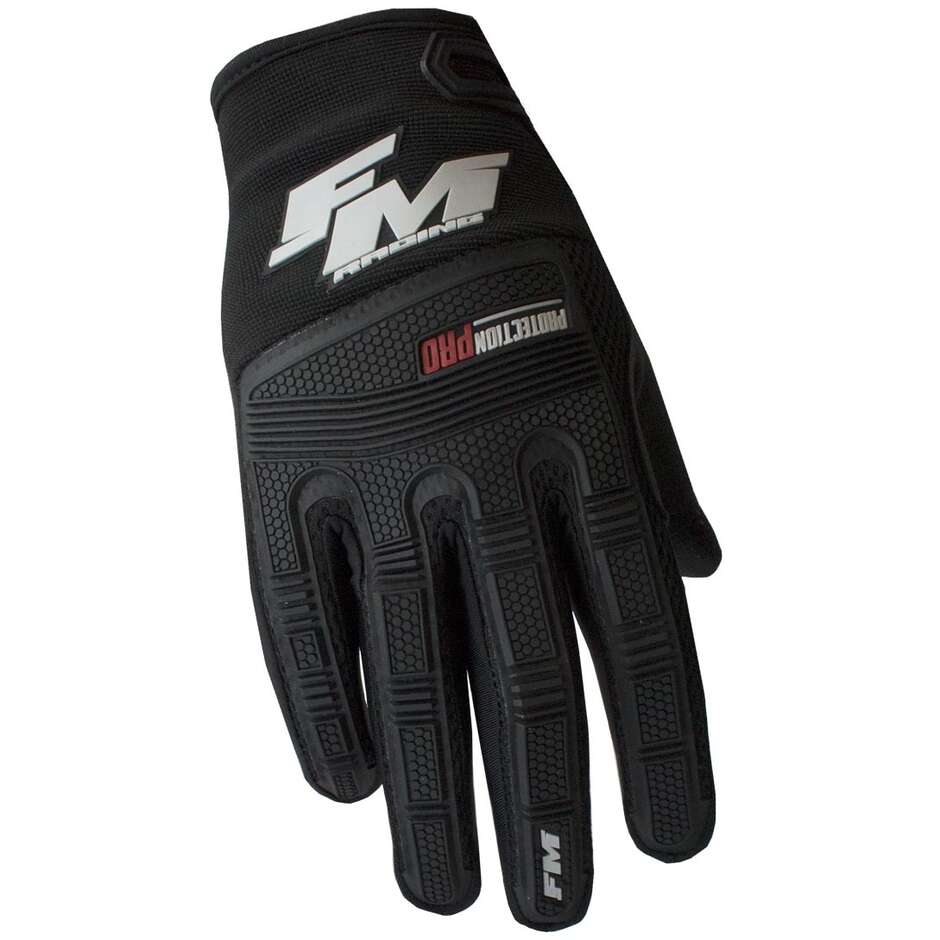 Gants Moto Cross Fm Racing PROTECTION PRO Noir Vente en Ligne ...