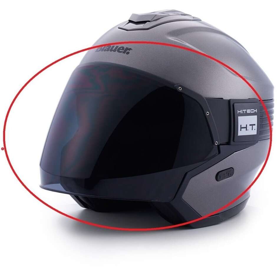 Getöntes Visier 80% Blauer für Helm SOLO - HACKER (XS-SM-M1) Online ...