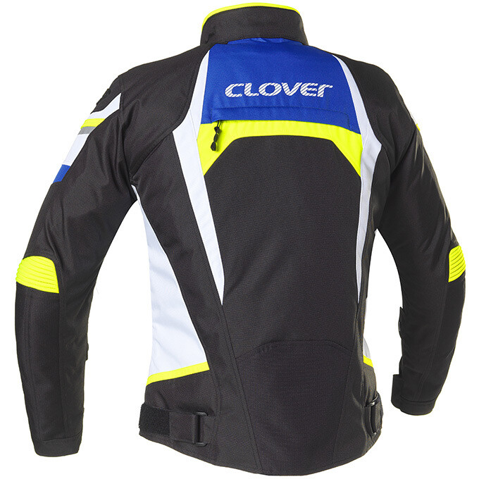 Giacca Moto Clover AIRBLADE 4 SPORT Blu Giallo Bianco Nero Vendita ...