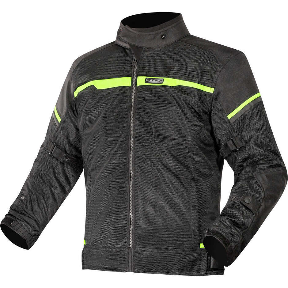Giacca Moto Estiva Traforata LS2 RIVA MAN Nero Neon Giallo Vendita ...